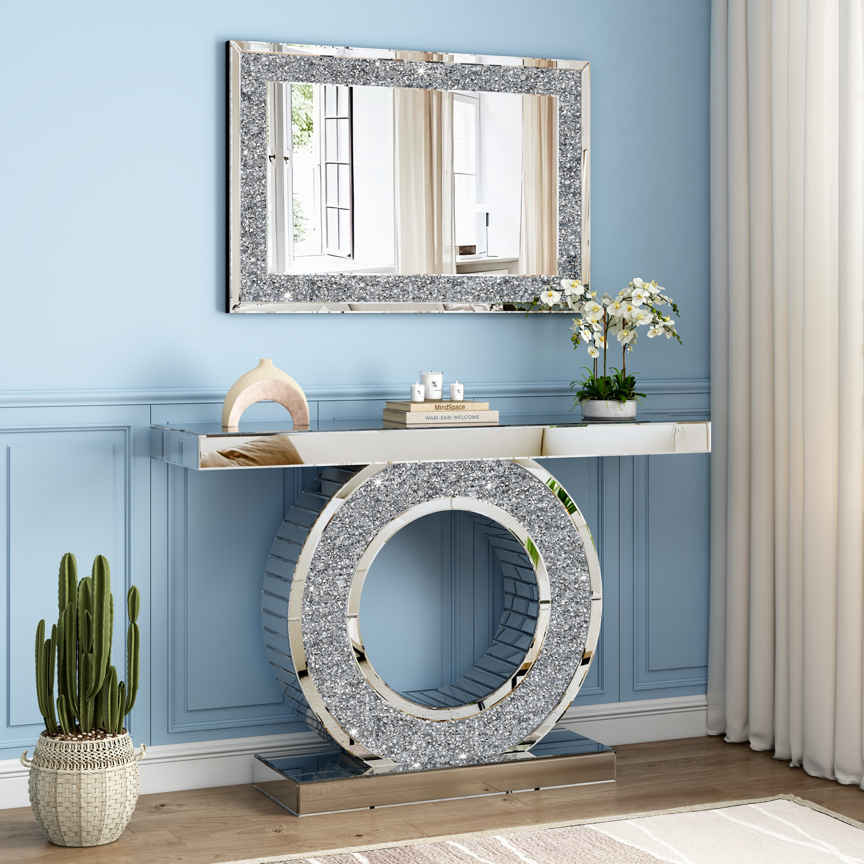 Everly Quinn Console Table Mirror Set & Reviews - Wayfair Canada