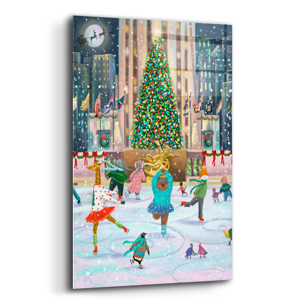 The Holiday Aisle® " Animals Ice Skating At Rockefeller " by Christine ...
