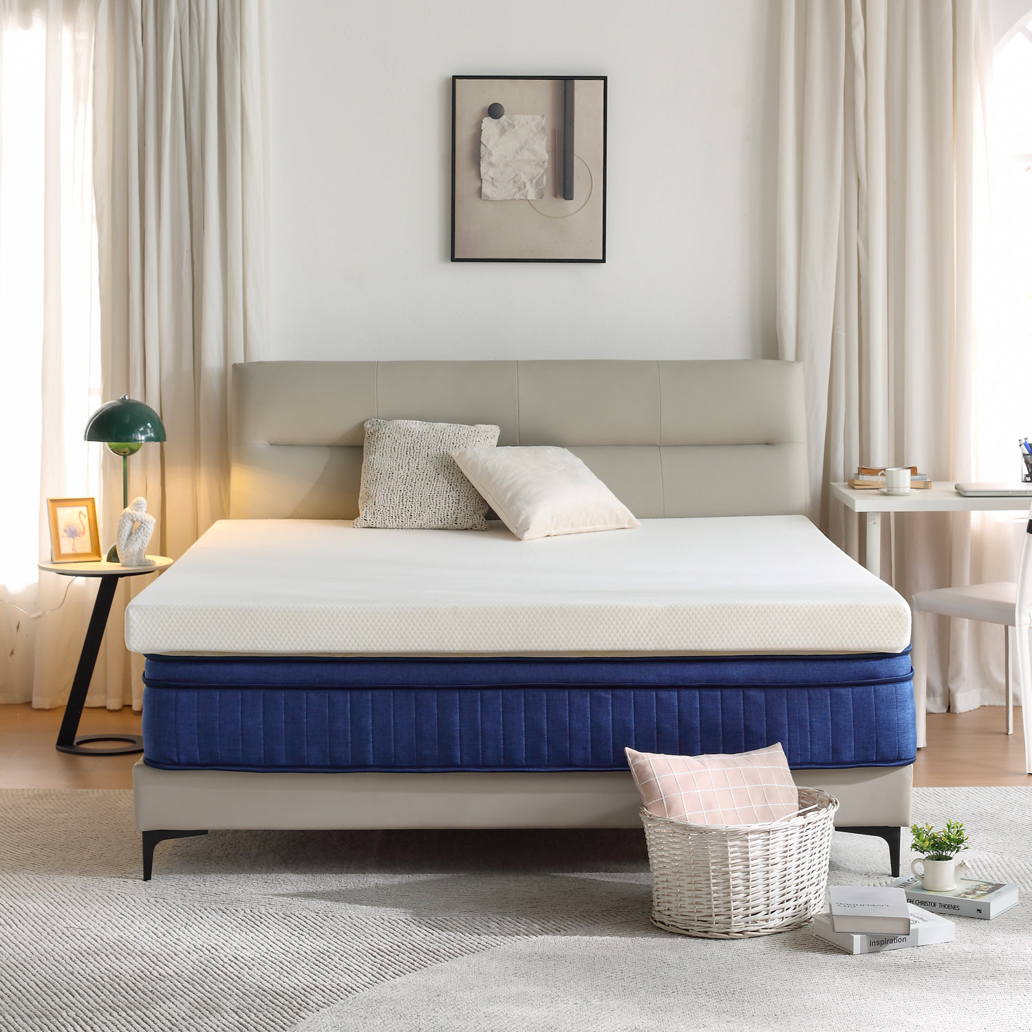 Alwyn Home Giannopoulos Alwyn Home 3'' Gel Memory Foam Mattress Topper ...