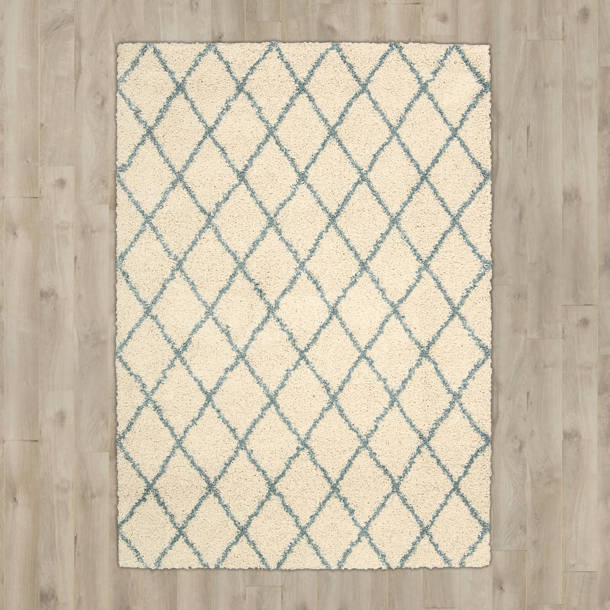George Oliver Finkle Flatweave Performance Ivory/Charcoal Rug & Reviews ...