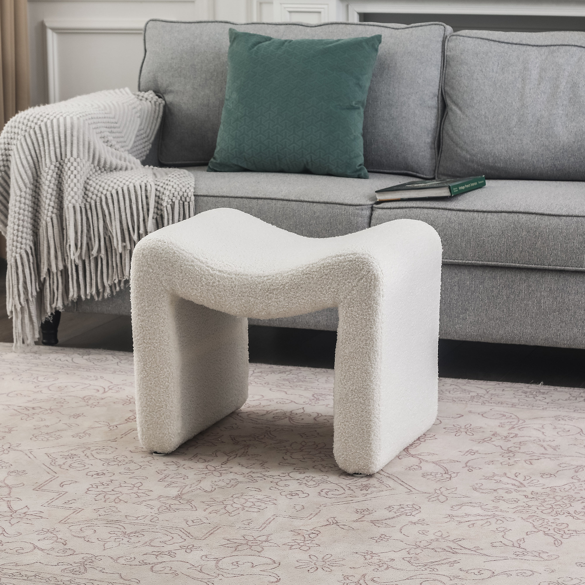 Ebern Designs M-Shaped Ottoman Footrest | Wayfair