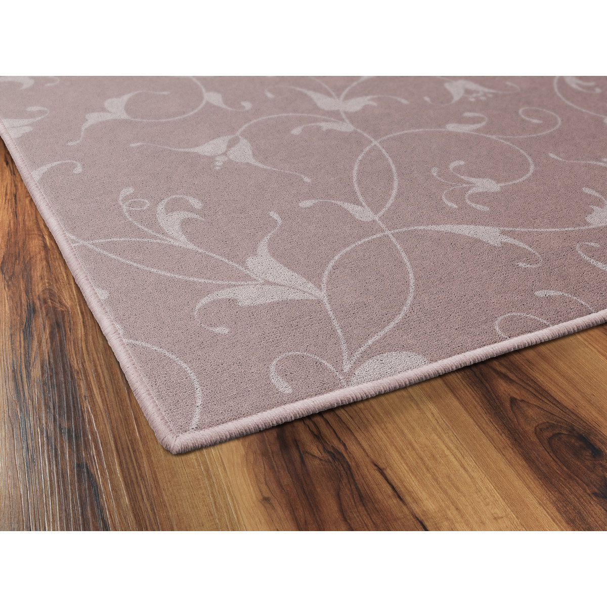 Charlton Home® Gail Floral Dusty Rose Area Rug & Reviews | Wayfair
