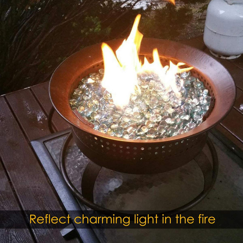 Avanti Home 10 lb. Reflective Fire Pit Fire Glass & Reviews | Wayfair