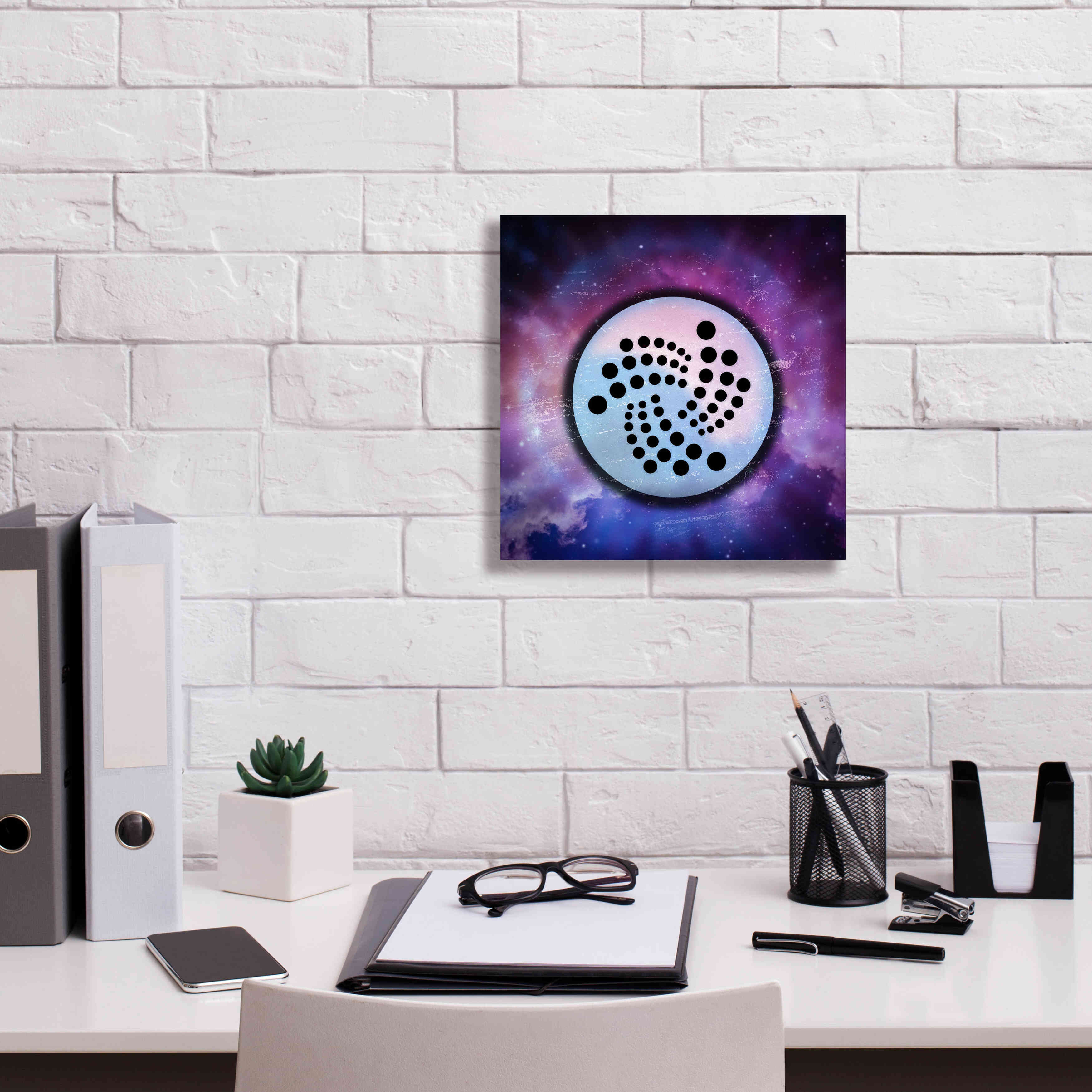 Trinx IOTA Crypto Universe - Wrapped Canvas Graphic Art | Wayfair