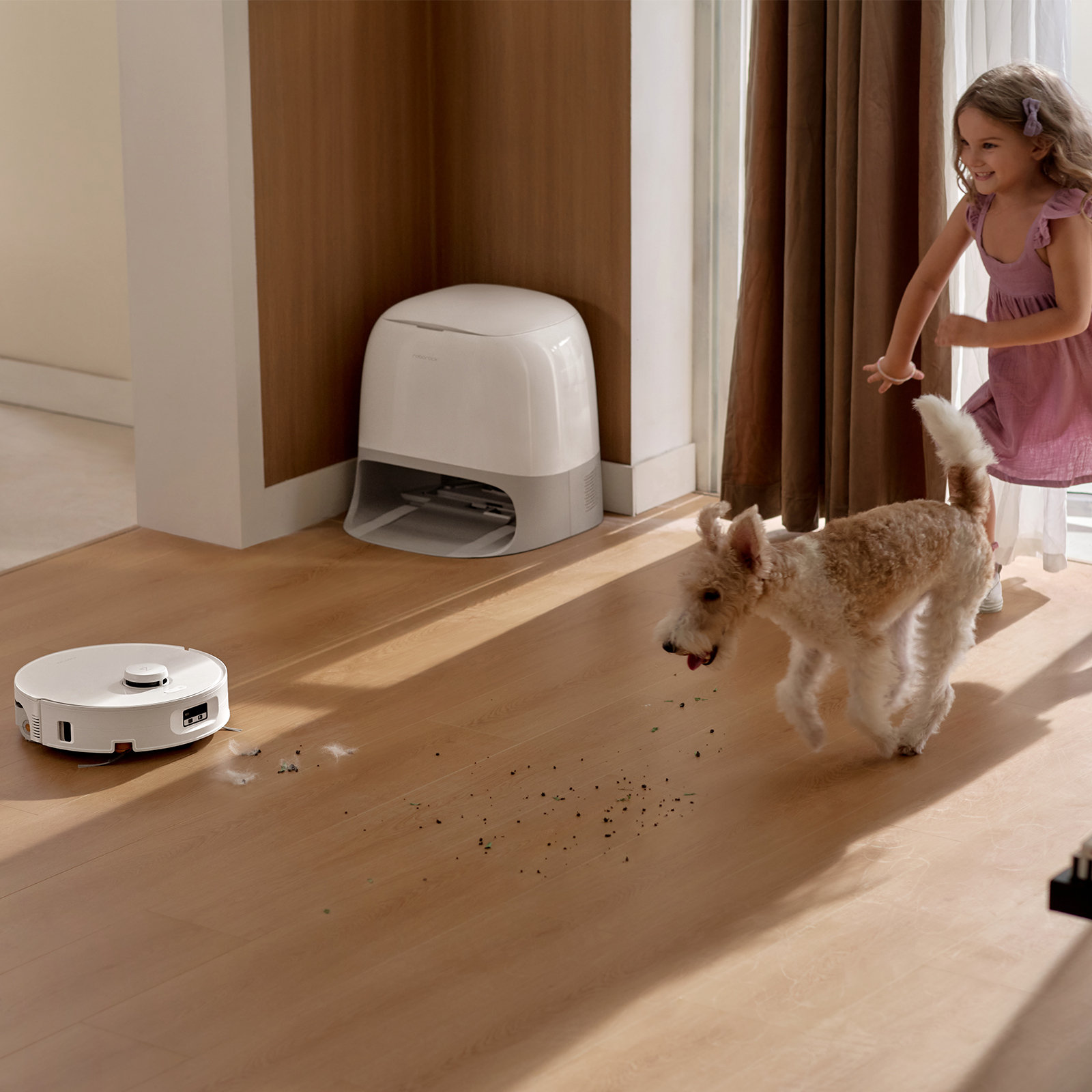 Roborock Qrevo Curv 2 Flow Robot Vacuum, Spiraflow Real-Time Self ...