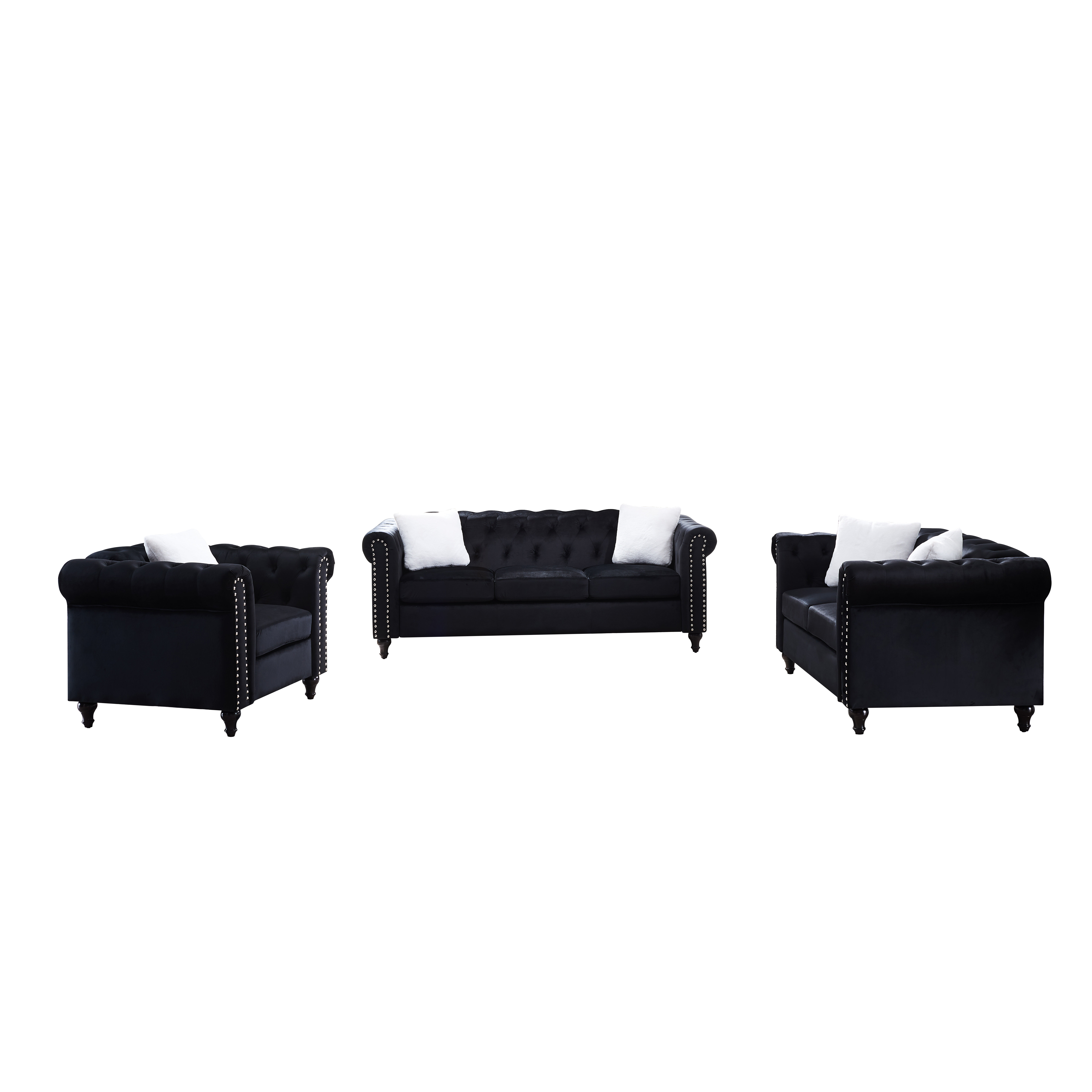 House of Hampton® Jereck 3 - Piece Upholstered Sectional | Wayfair