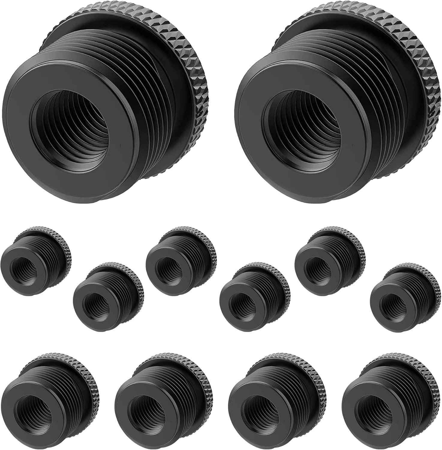 5 Core Mic Stand Adapter 12 Pieces 5/8 Male to 3/8 Female Screw Thread ...