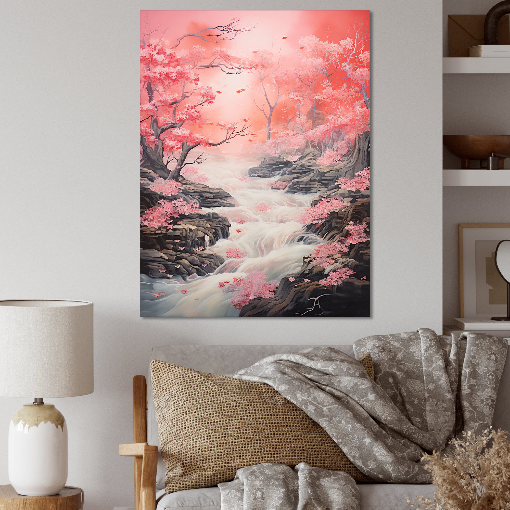Design Art Japan River Rippling Reality - River Canvas Prints - Wayfair ...