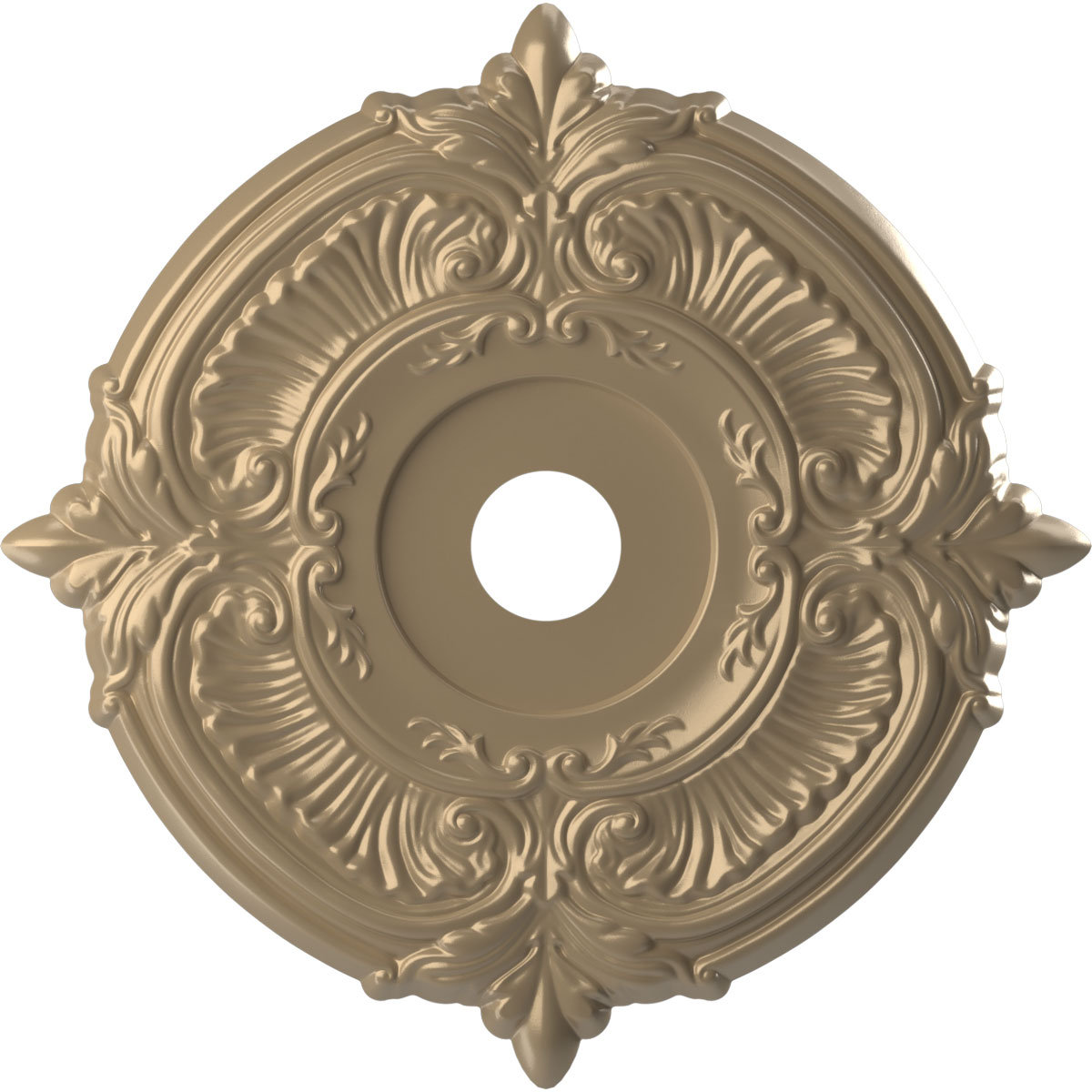 Ekena Millwork Attica Thermoformed PVC Ceiling Medallion & Reviews ...
