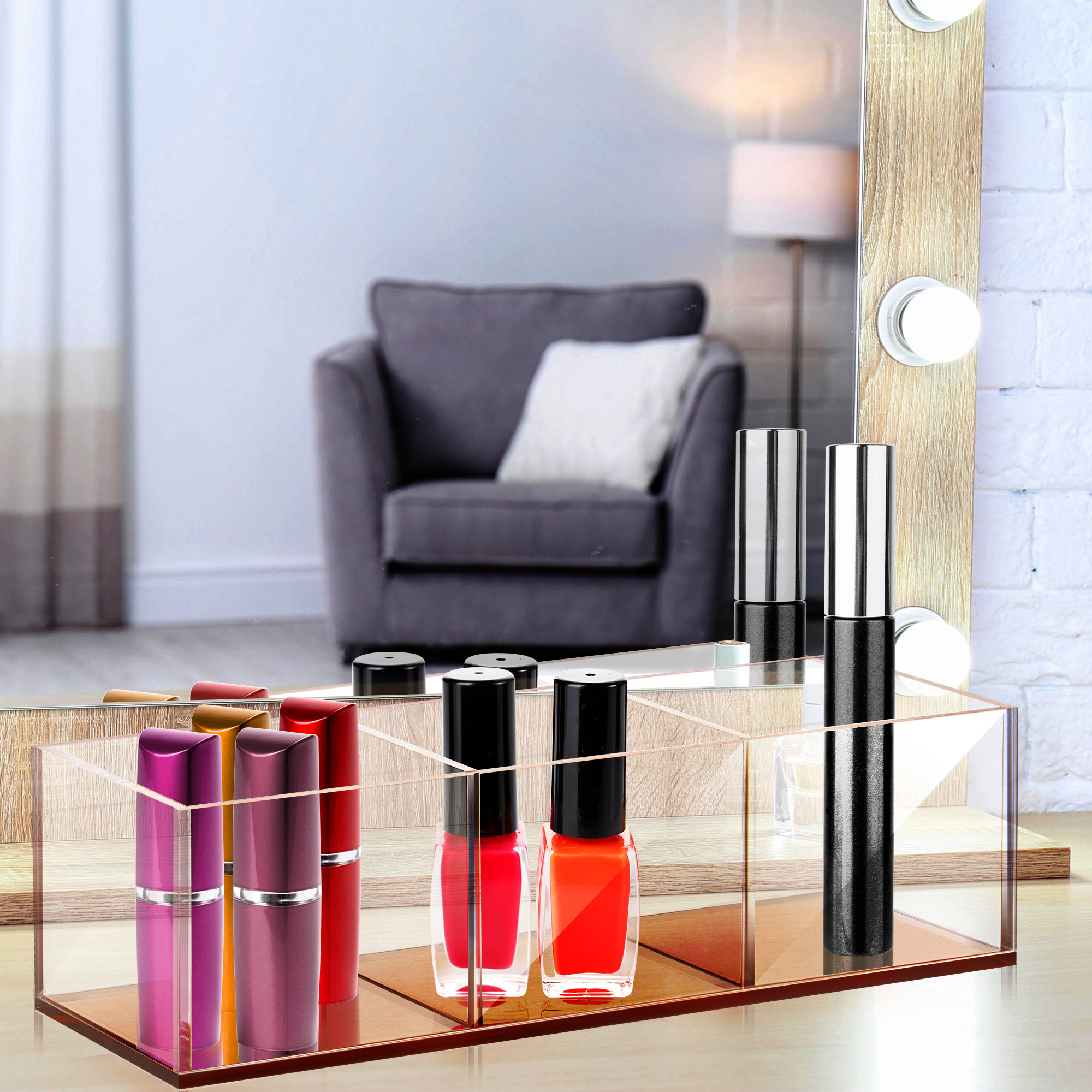 Everly Quinn Acrylic Desk Organizer | Wayfair