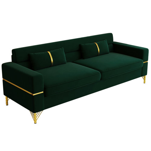 Green Velvet Sofas & Couches You'll Love