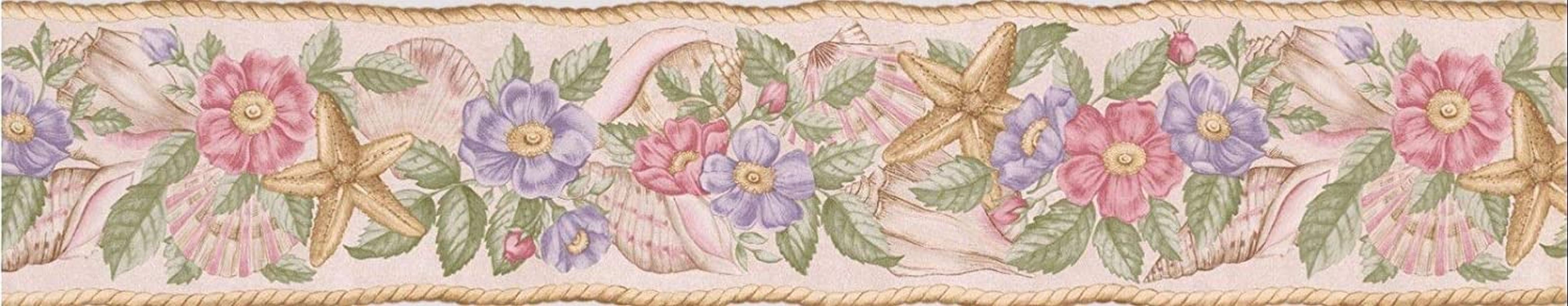 Dovecove Floral 15' L x 4.5" W Wallpaper Border | Wayfair