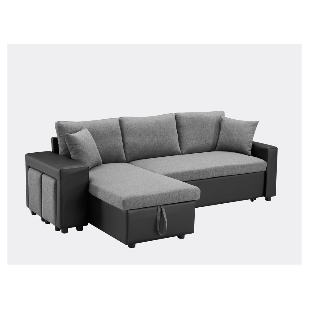 Latitude Run® Tegid 4 - Piece Upholstered Sectional | Wayfair