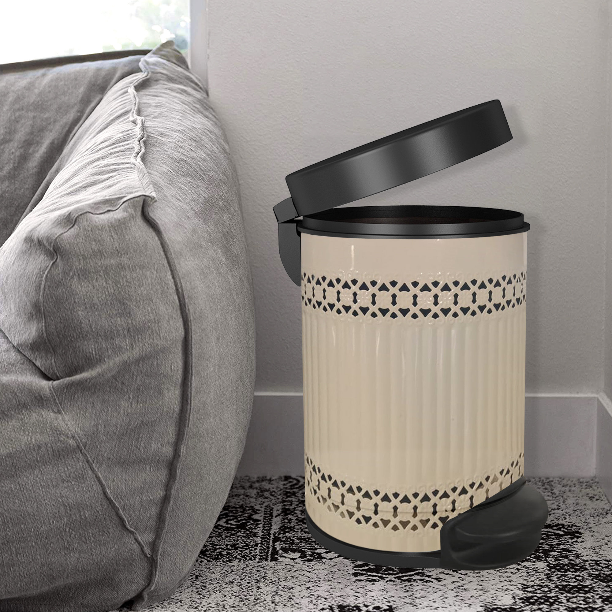 NU Steel 5 Liter Trash Can & Reviews | Wayfair