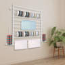 Rebrilliant 47.24'' Wall-Mounted Display Rack Wrapping Paper Ribbon ...