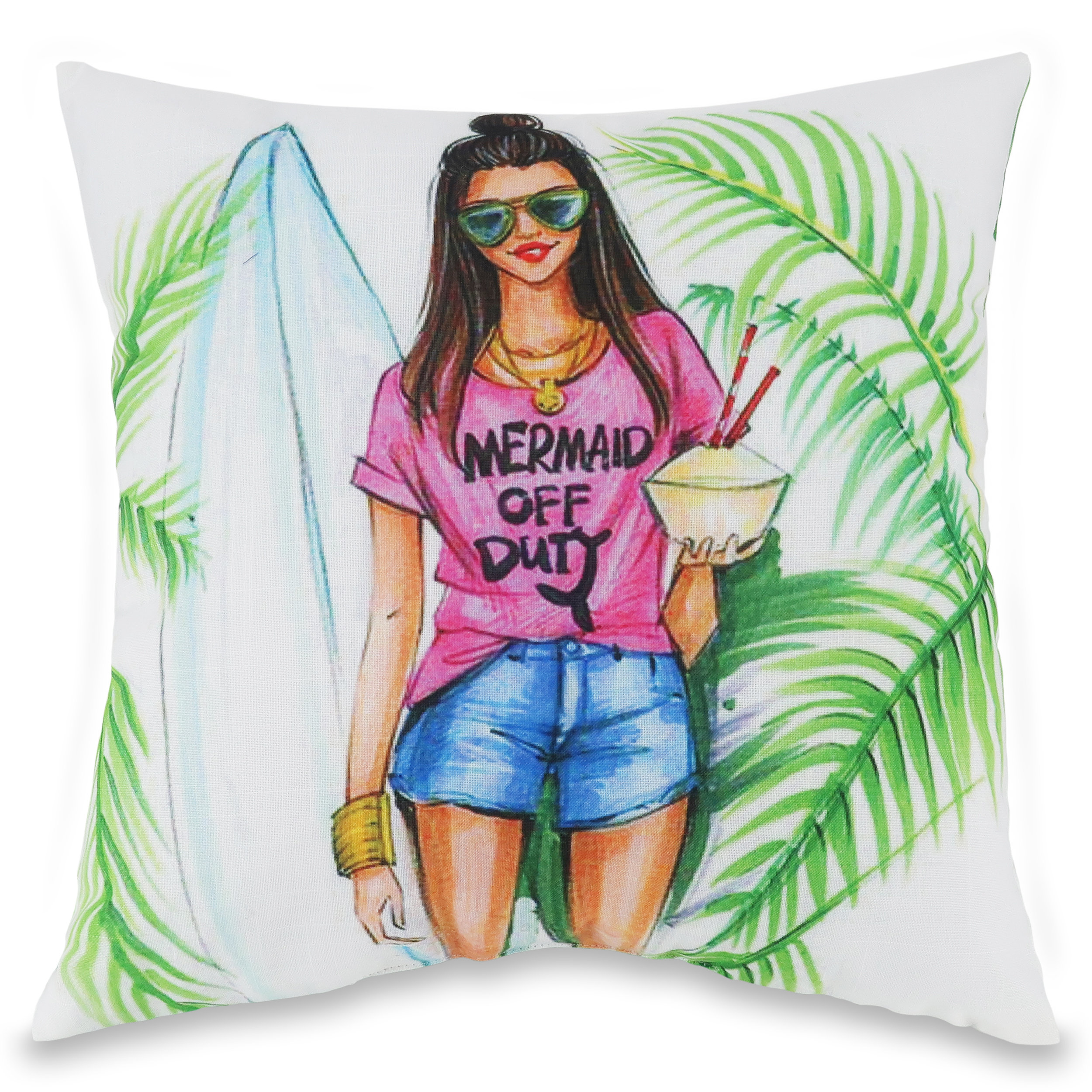 Rong Rong Surfer Rongrong Accent Pillow | Wayfair