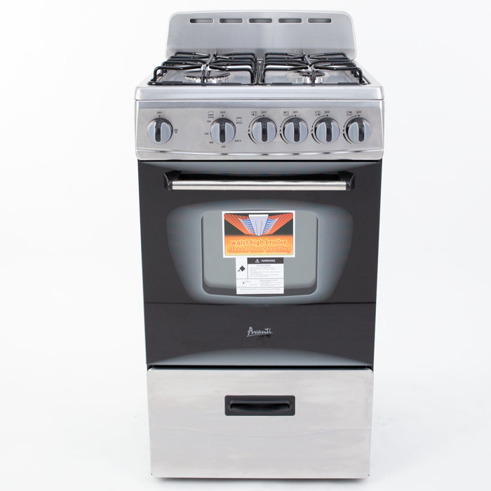 Avanti 20" Compact Gas Range Oven & Reviews | Wayfair