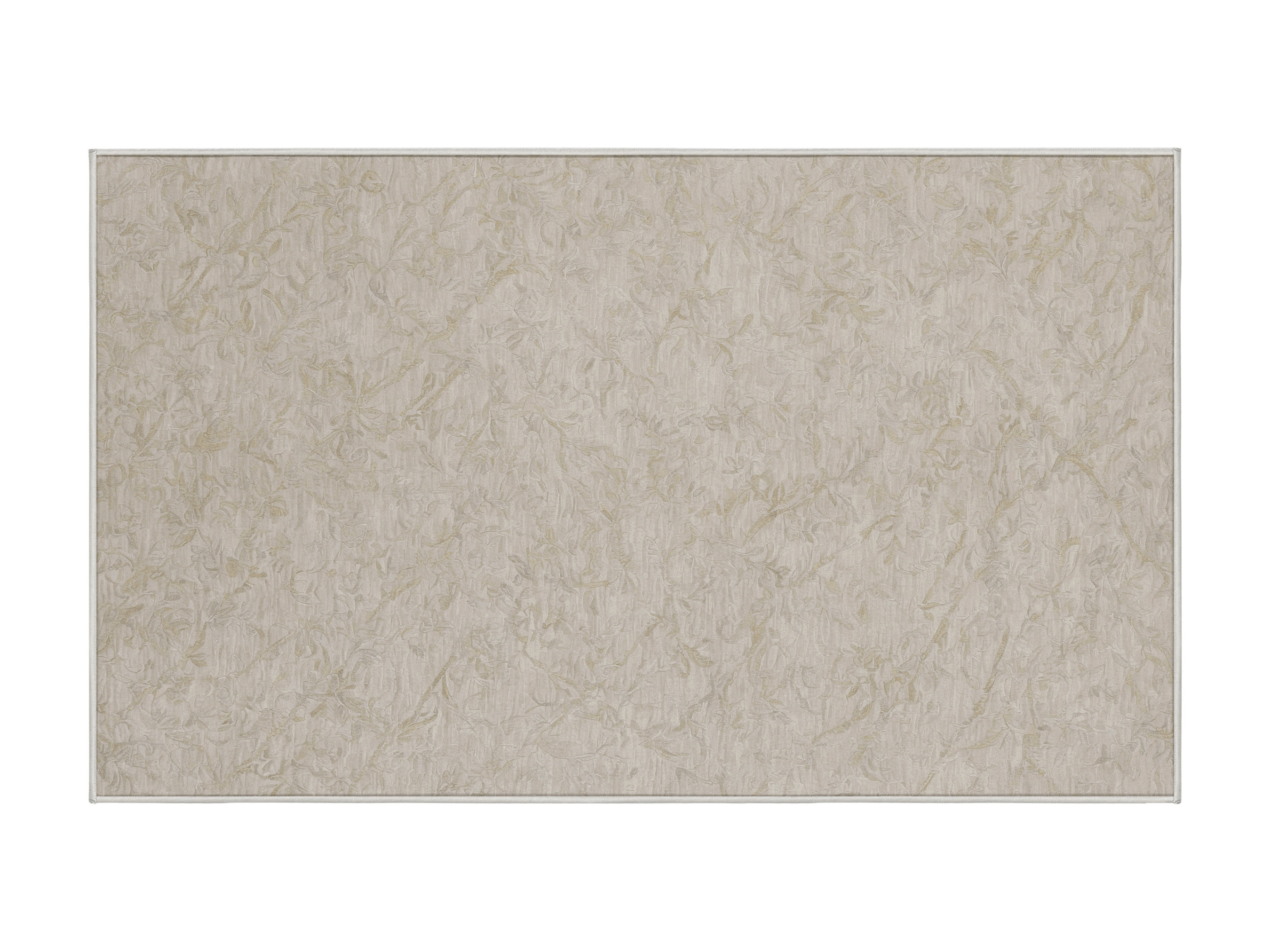 Hokku Designs Silky Soft Plush Beige Area Rug | Wayfair