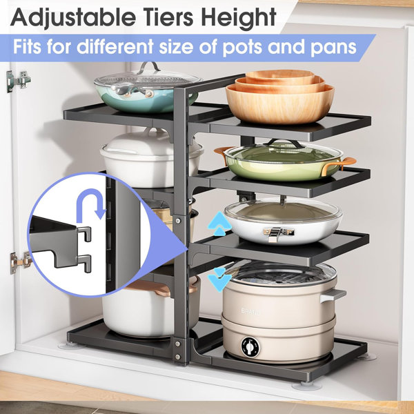 Prep & Savour Rectangle Freestanding Pot Rack | Wayfair