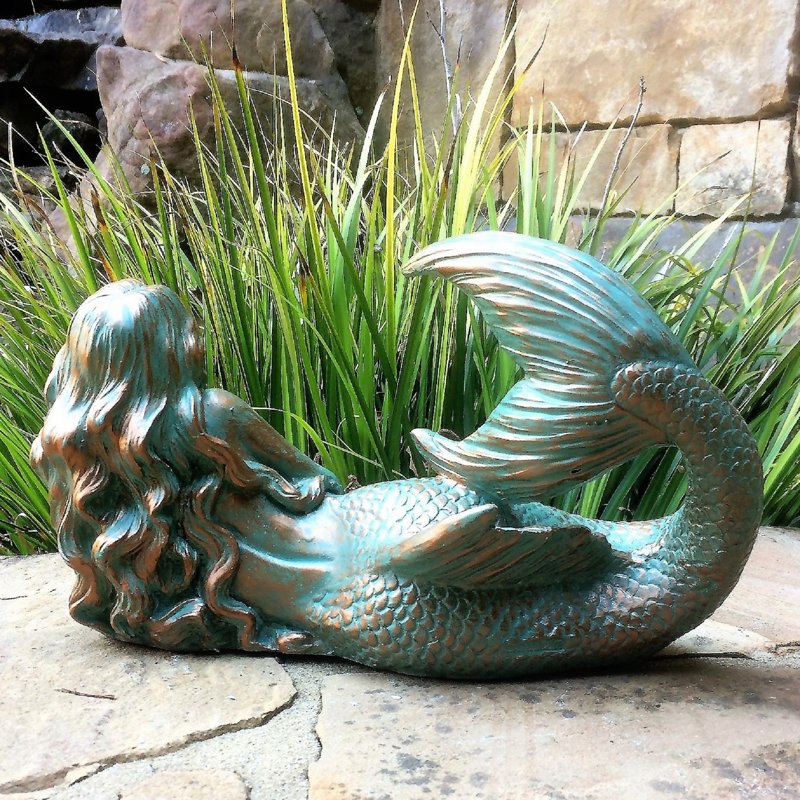HomeStyles Life's a Beach Lying Mermaid Statue & Reviews | Wayfair