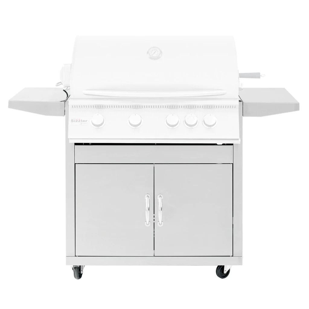 Summerset 33'' W x 30'' D Stainless Steel Grill Cart Or Table | Wayfair