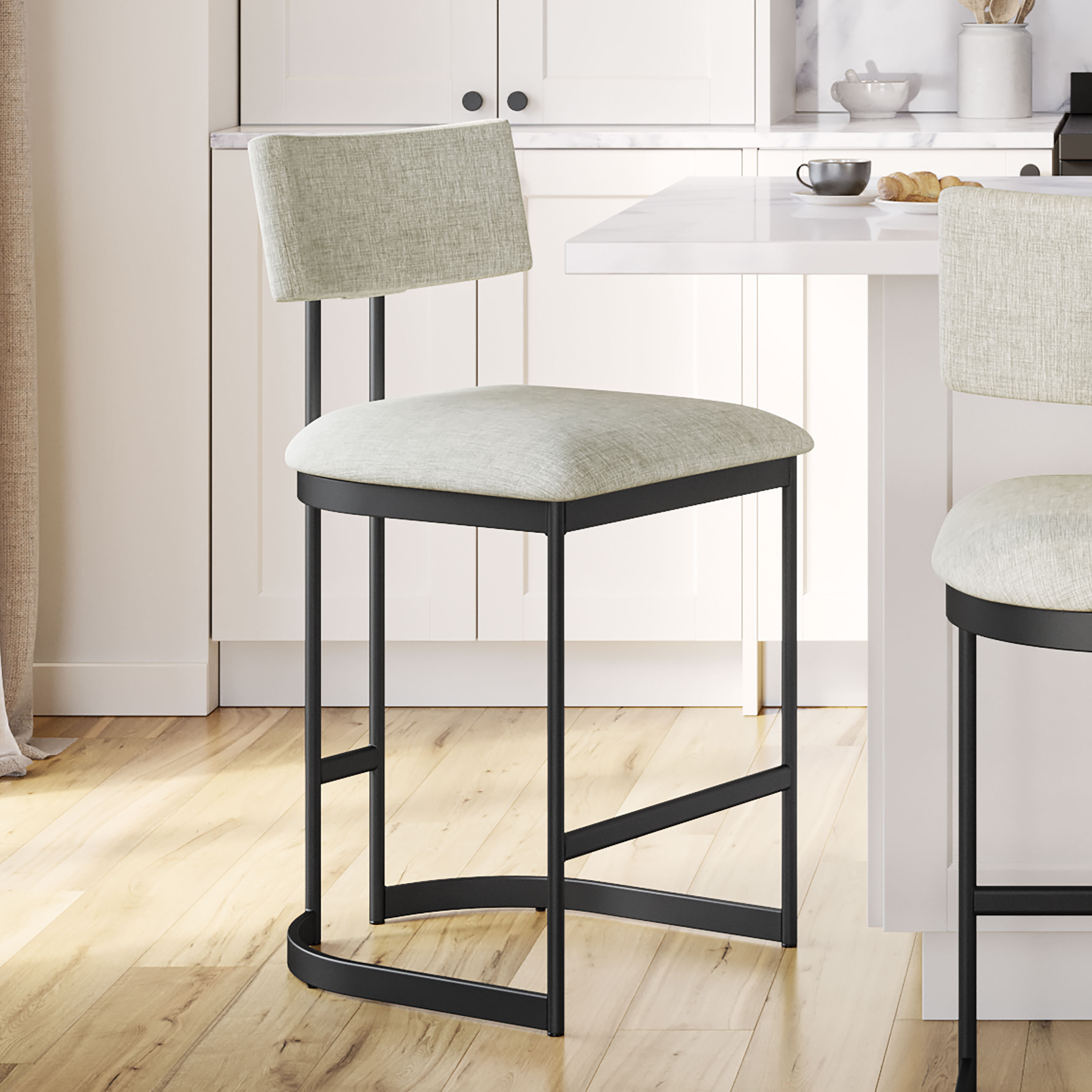 Amisco Lucio PVC Counter & Bar Stool - Wayfair Canada