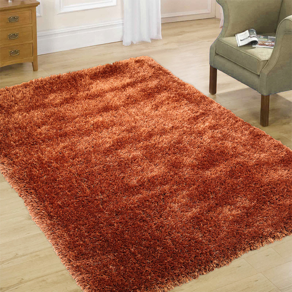 Mercer41 Franz Tufted Rust Area Rug & Reviews | Wayfair