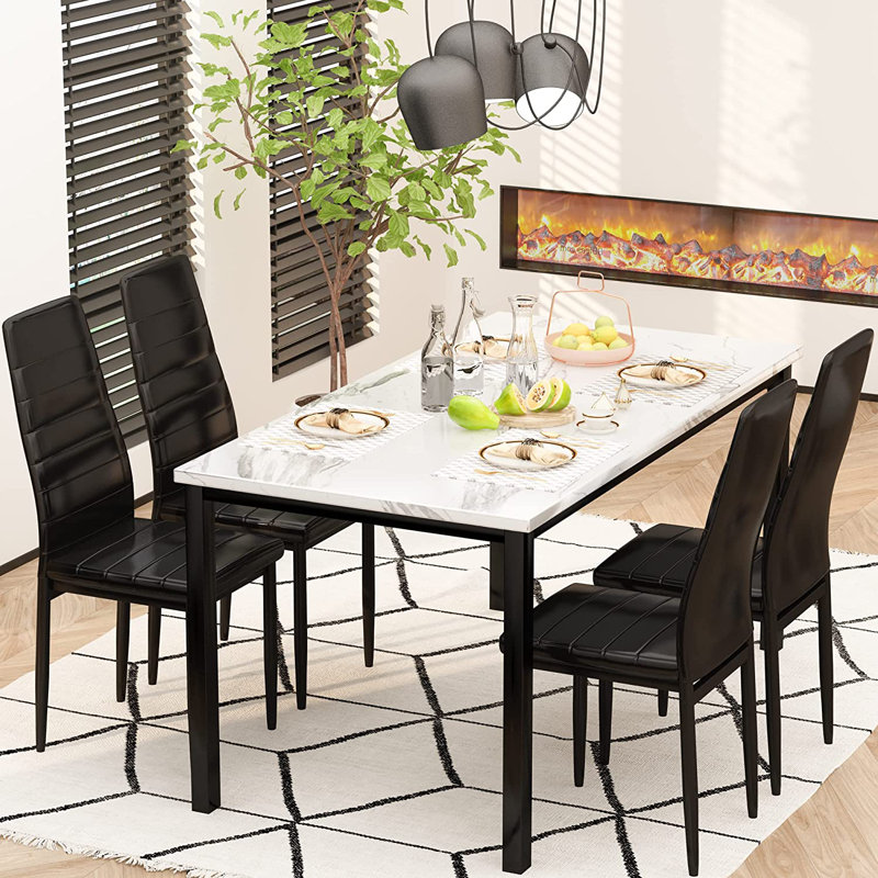 Latitude Run® 5 - Piece Dining Set & Reviews | Wayfair