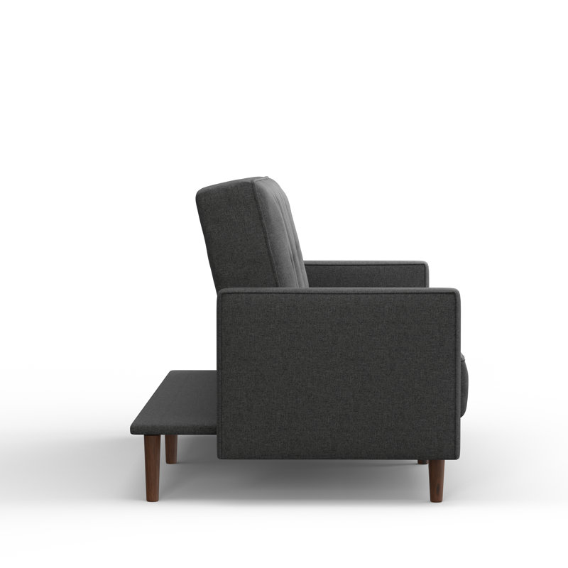 Mercury Row® 81.5" Troche Square Arm Sleeper Sofa With Vertical Seams ...