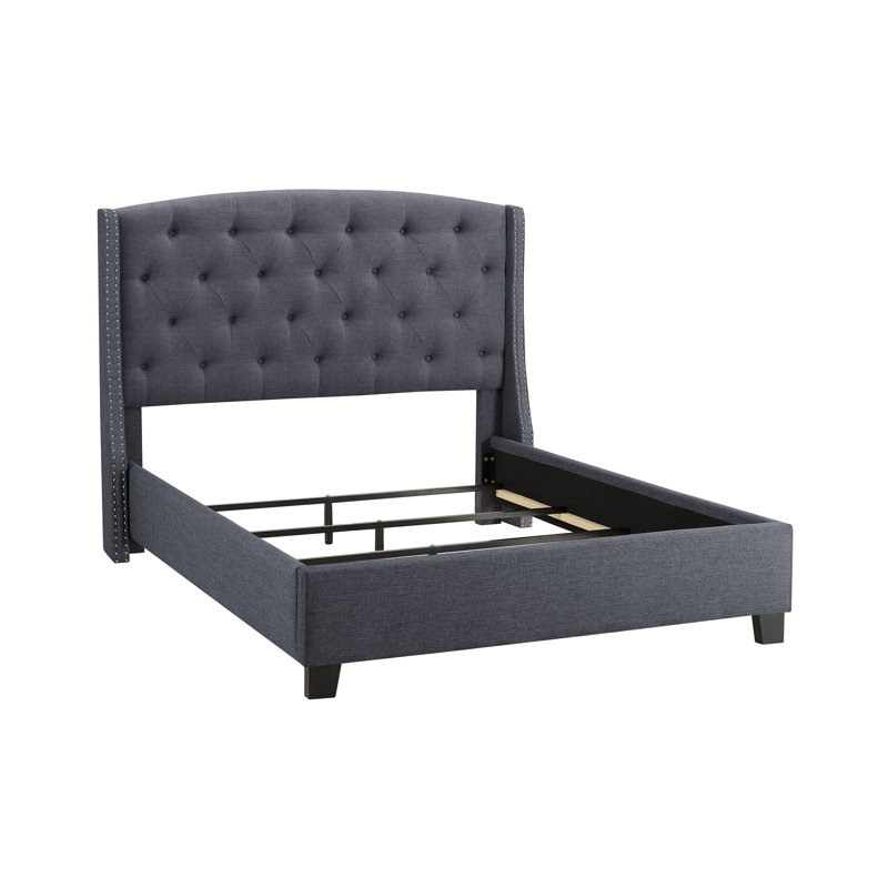 Lark Manor™ Eva Dove Gray Queen Upholstered Bed | Wayfair