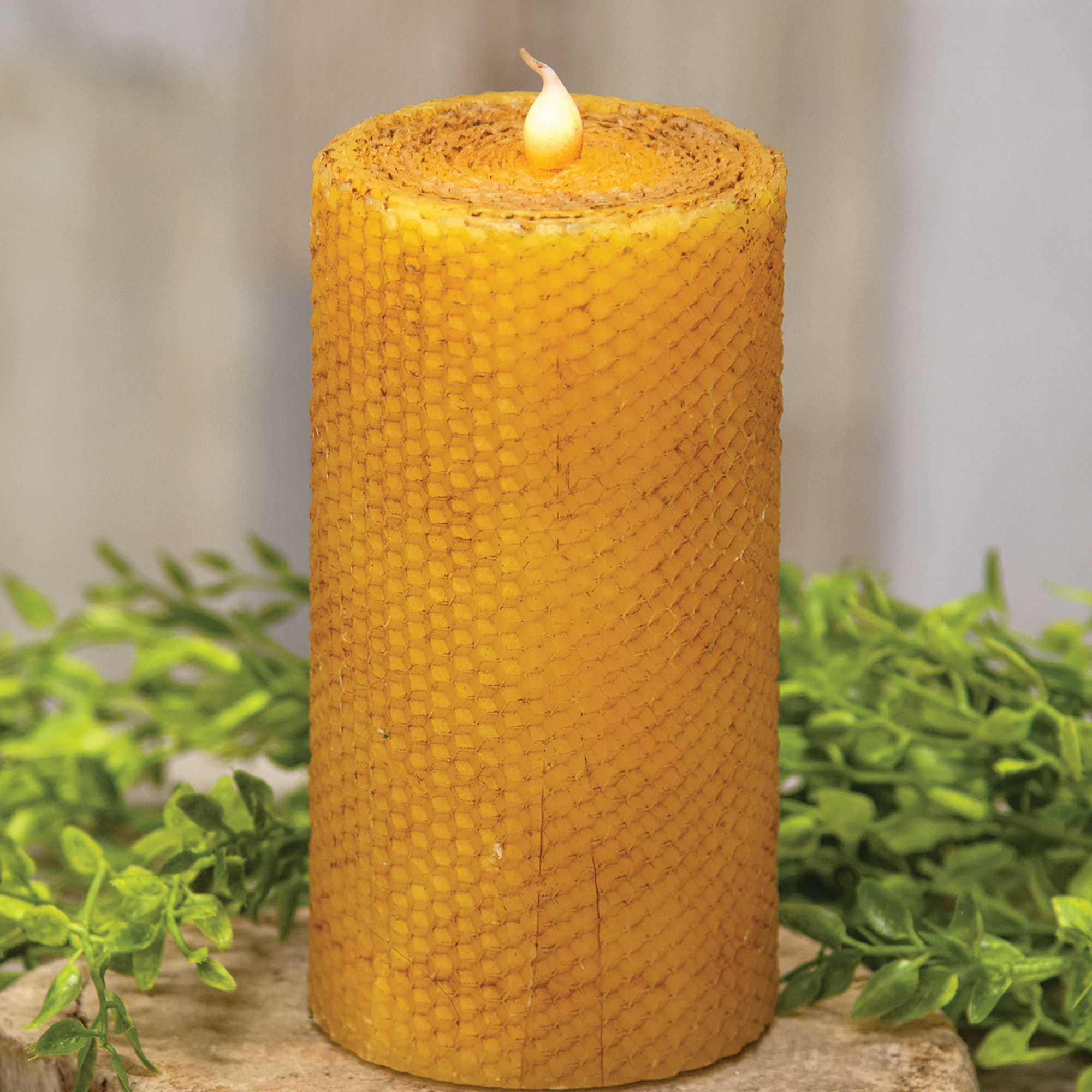 Symple Stuff Wrapped Honeycomb LED Pillar 3" X 6" - Wayfair Canada