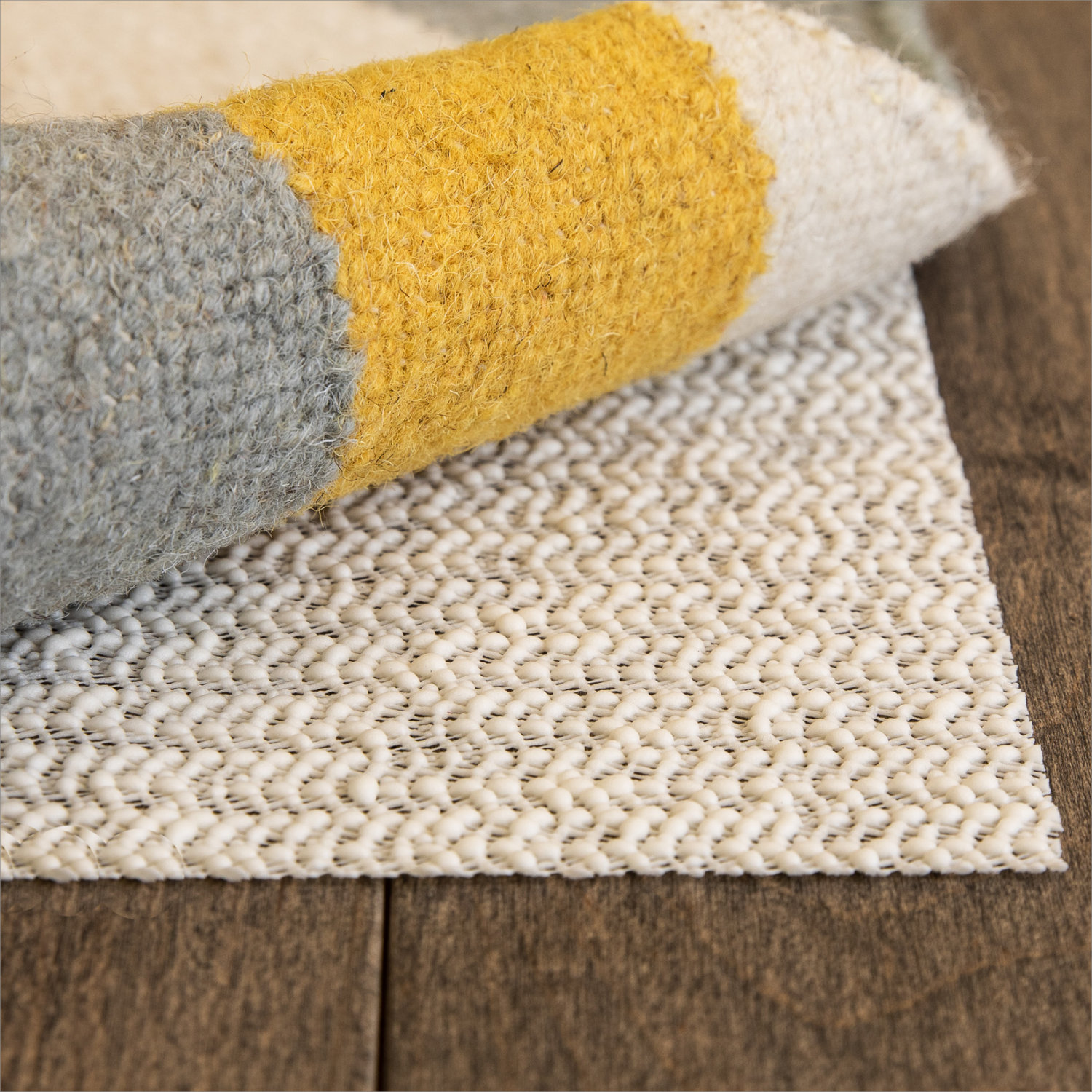 Symple Stuff Rug Stop Low-Profile Non-Slip Rug Pad For Area Rugs And ...