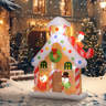 Darby Home Co 7FT Christmas Inflatable Gingerbread House, Giant ...