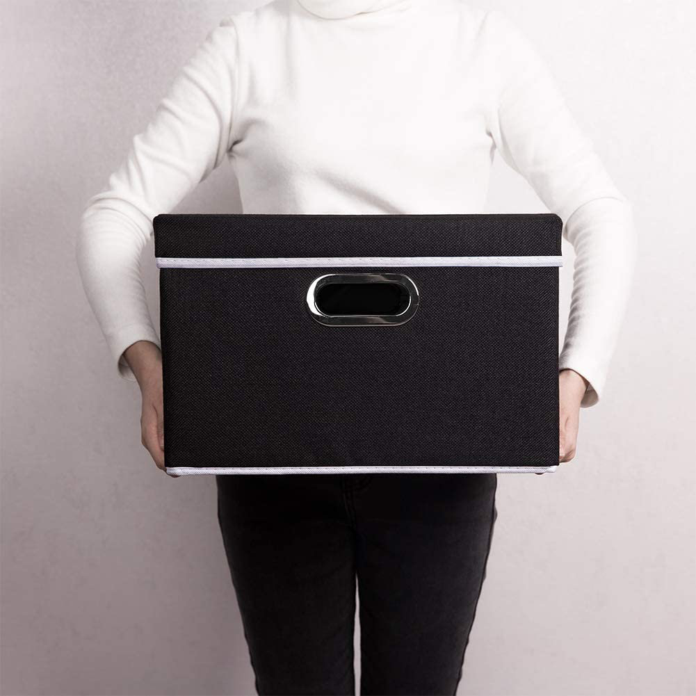 Ebern Designs Foldable Storage Fabric Box | Wayfair