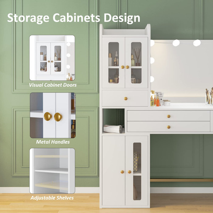 Mercer41 Magnie Vanity & Reviews | Wayfair