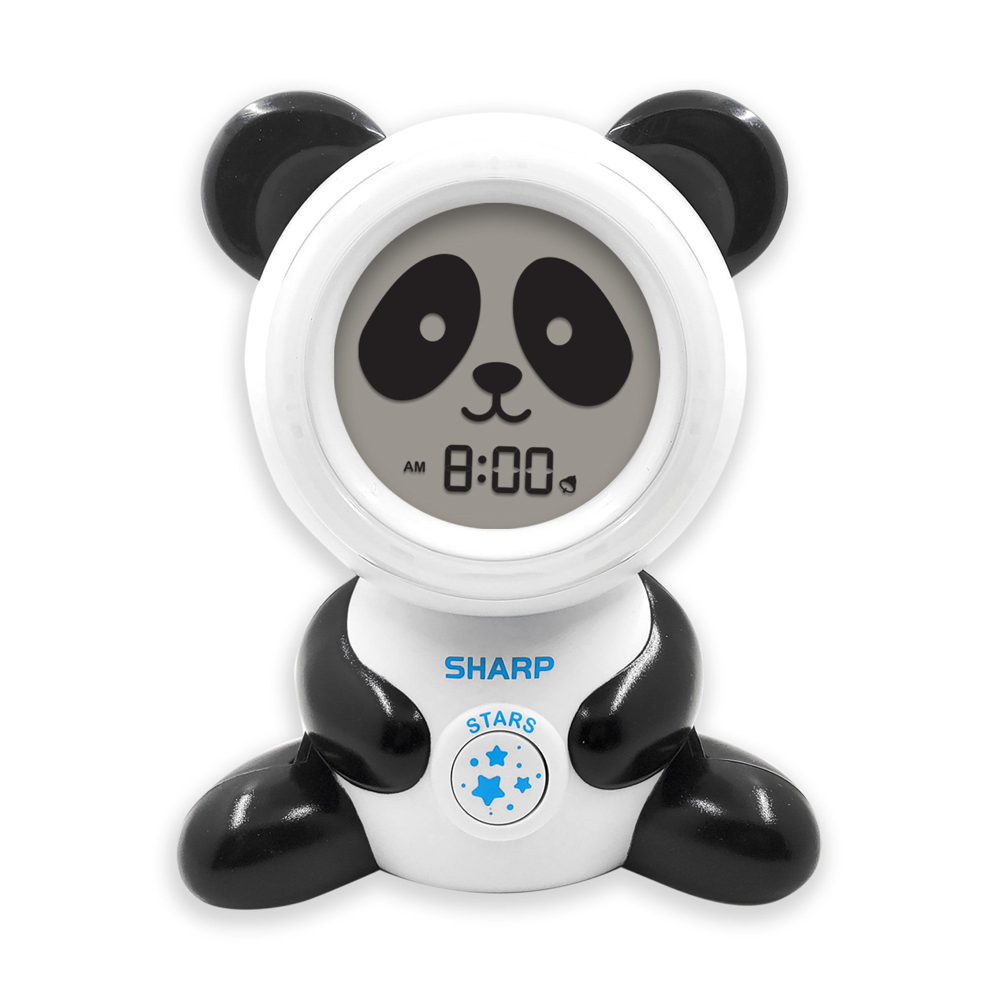 Sharp Ready to Wake Panda Sleep Trainer Kids Alarm Clock, Simple to Set ...