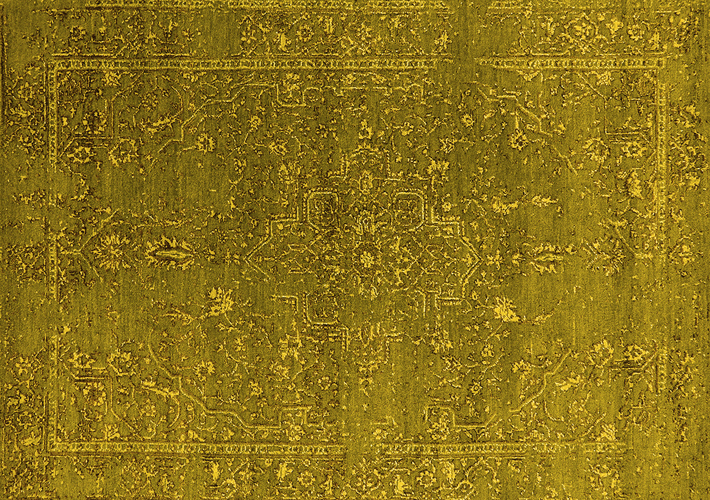 Rug Tycoon Mid-Century Modern 2599 Yellow Area Rugs | Wayfair