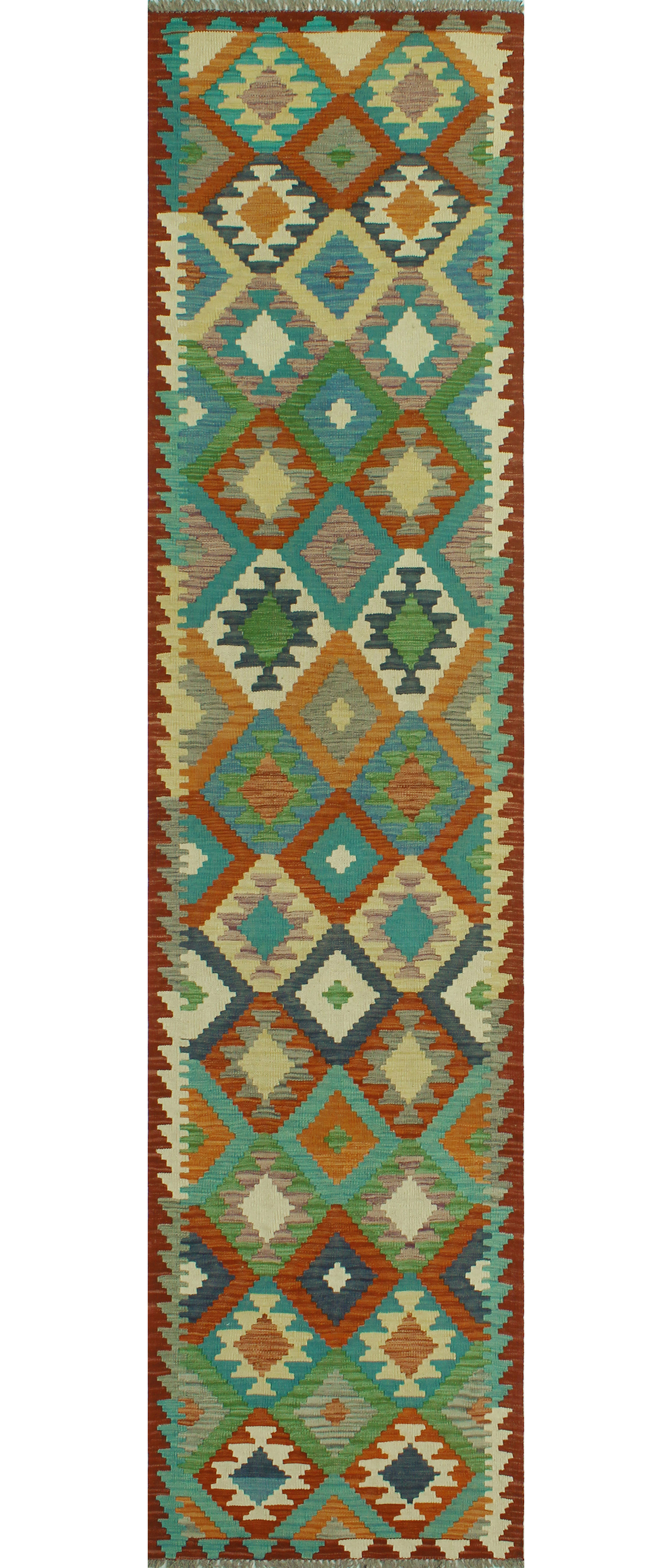 Union Rustic Bousson Kilim Aslan Rust Runner | Wayfair