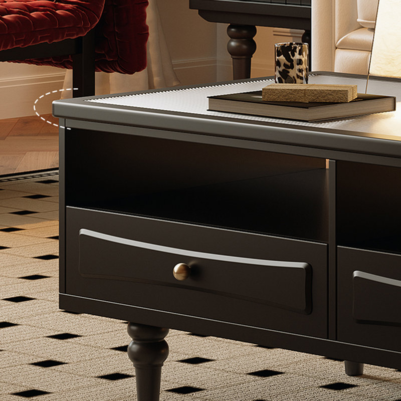 moonlight design American style black coffee table | Wayfair