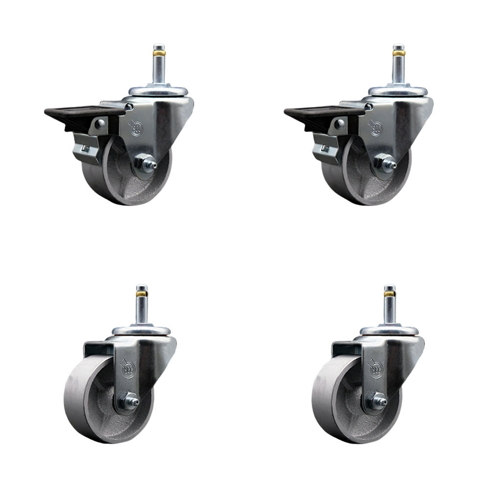 Service Caster Swivel Grip Ring Casters | Wayfair