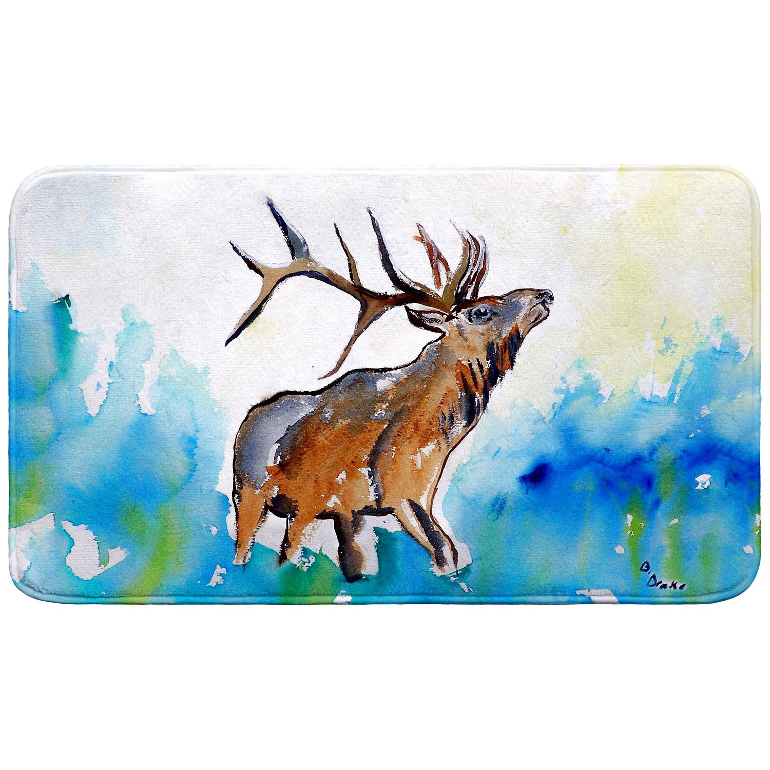 Dovecove Elk Bath Mat | Wayfair