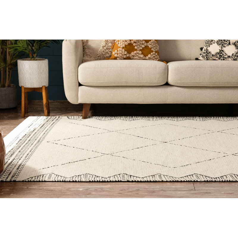 Well Woven Chacha Geometric 5'3" x 7'3" Beige Area Rug | Wayfair