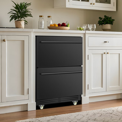 Nipus 24 Inch Beverage Refrigerator Freestanding or Built-In Drawer ...