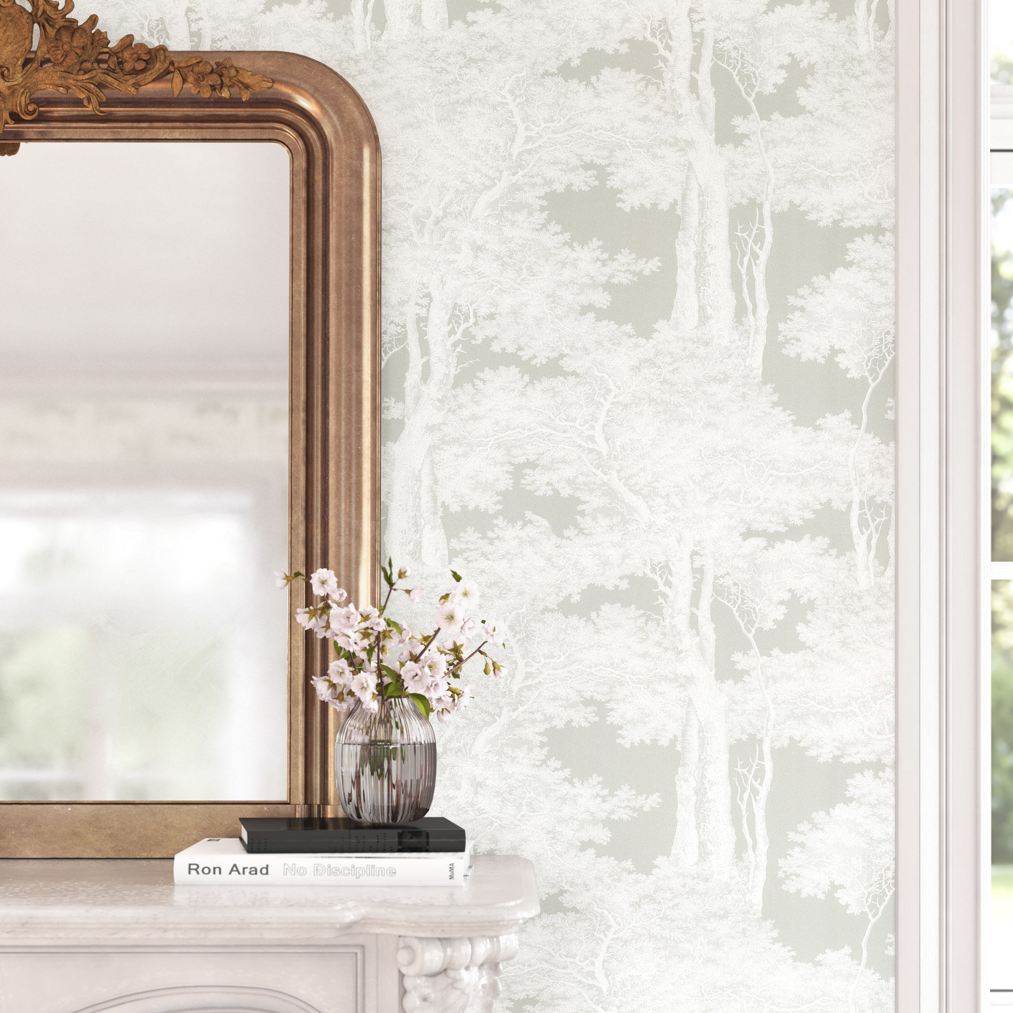 Kelly Clarkson Home Rouleau de papier peint L 33 pi x l 20,5 po Milo et ...