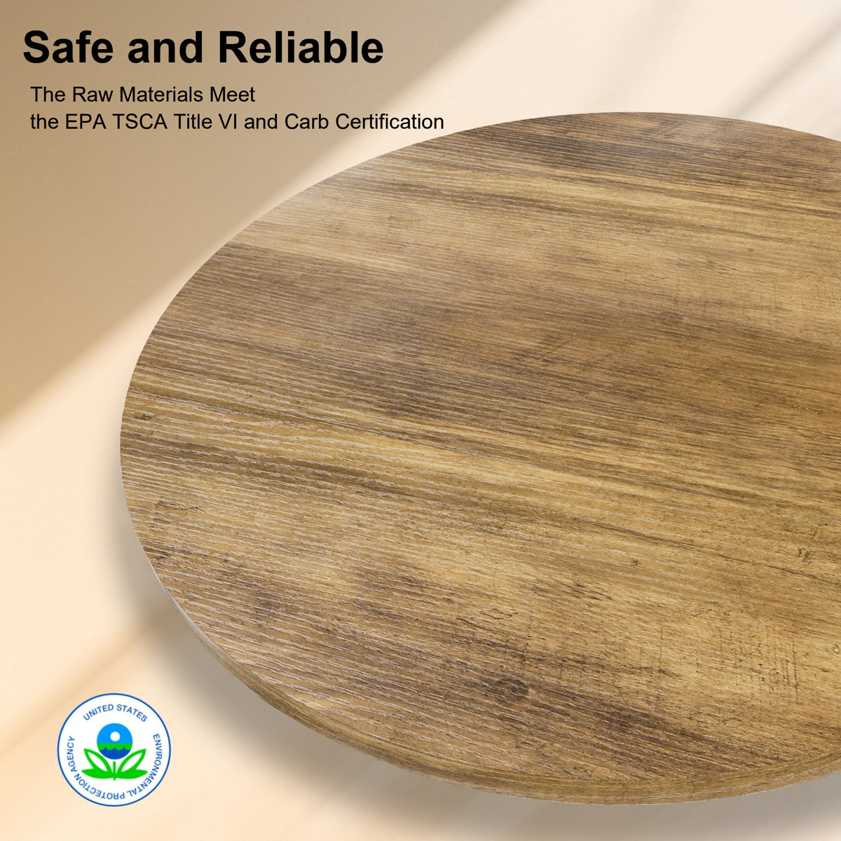 17 Stories Wynny 27"W Round Lift-Top Wood Coffee Table with Storage ...