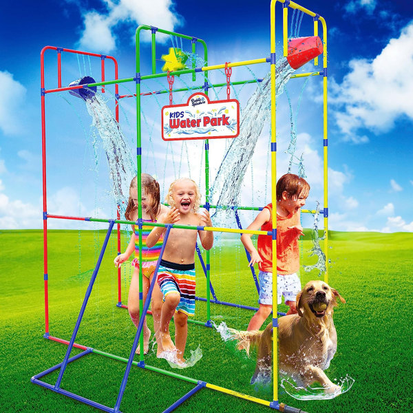 Stargo Waterpark Kids Sprinkler with Dump Buckets | Wayfair