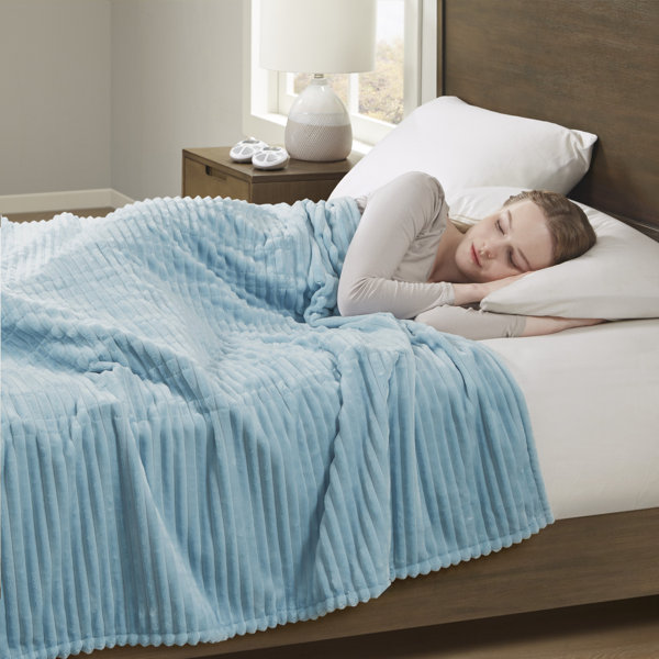 Serta Corded Plush Heated Blanket & Reviews | Wayfair