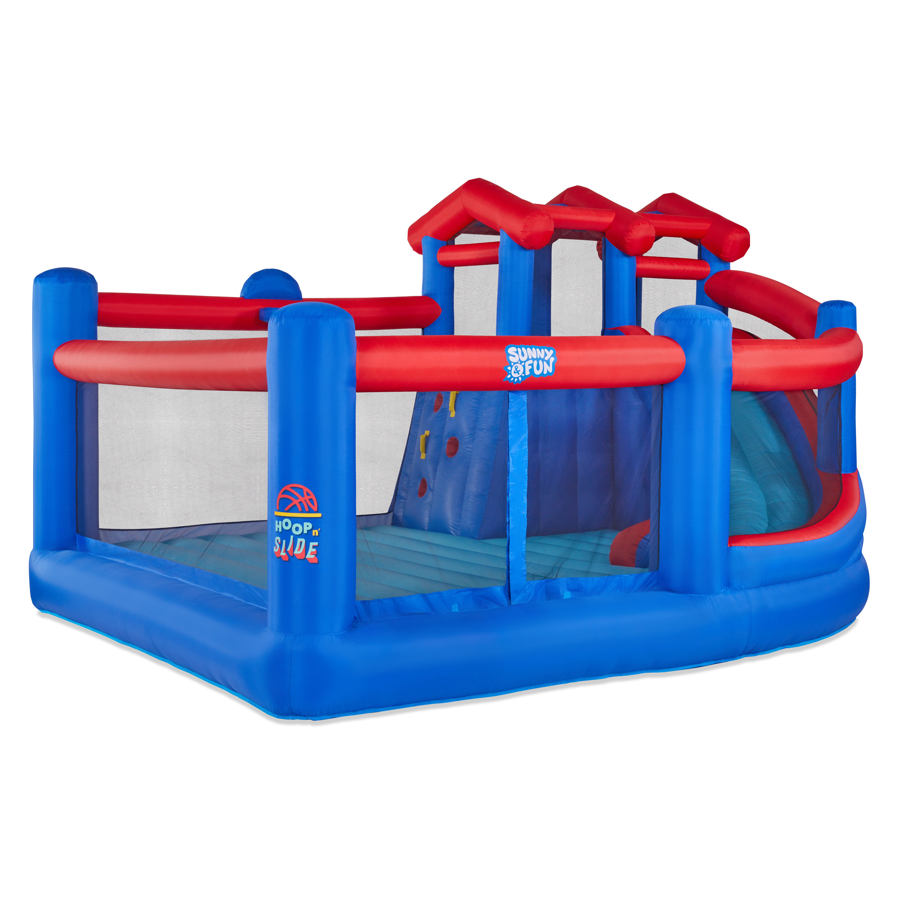Sunny & Fun 12' x 8' Bounce House with Air Blower & Reviews | Wayfair