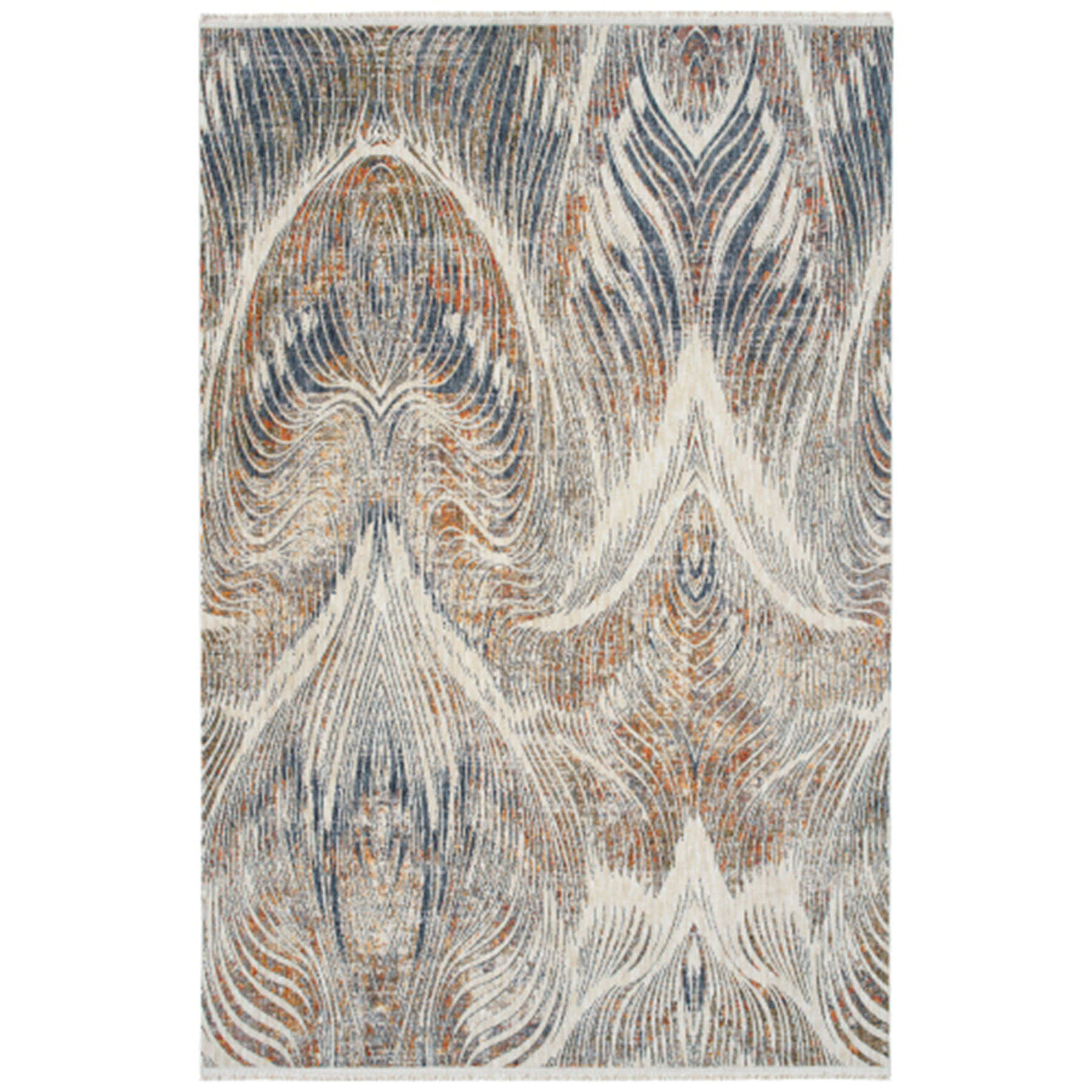 Brayden Studio® Modern, Abstract, Cut Pile Throw Rug | Wayfair