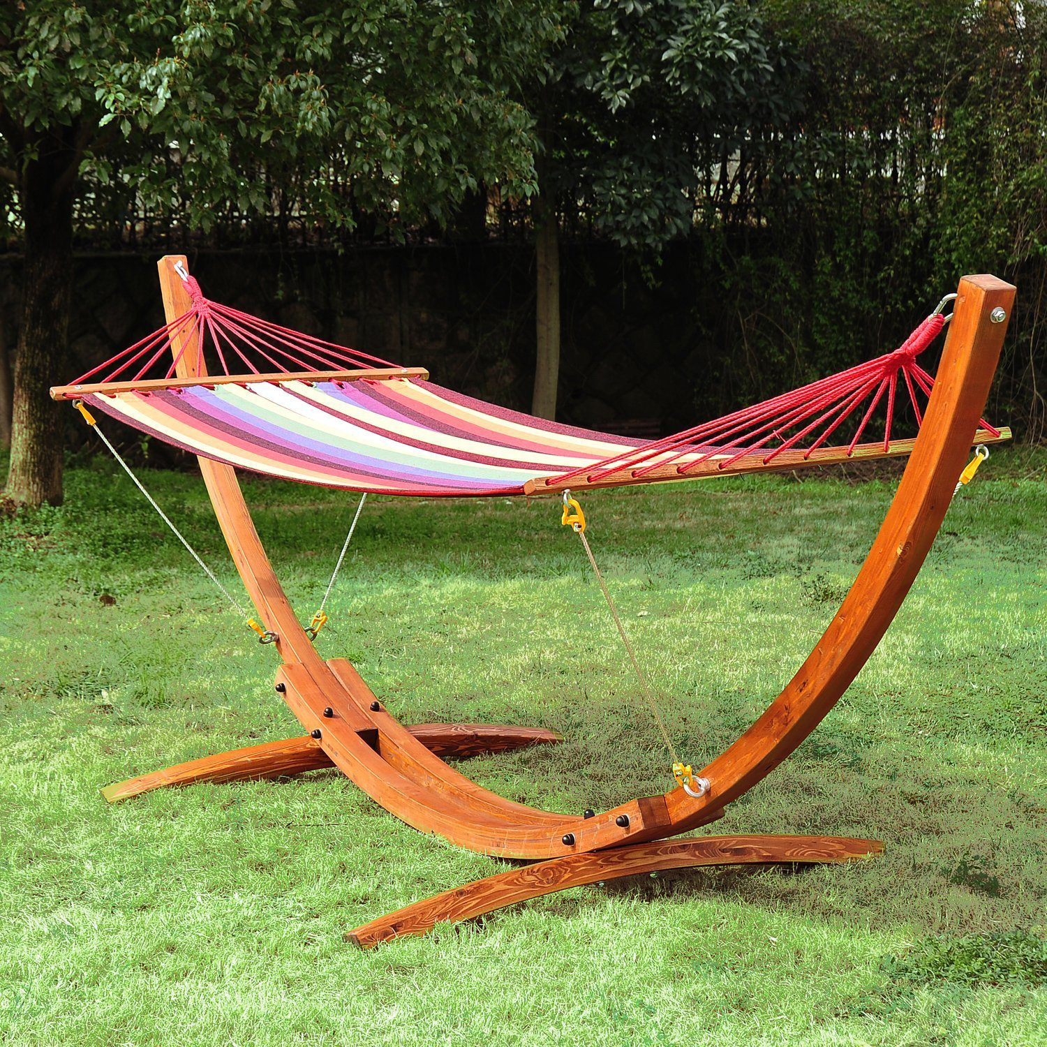 Freeport Park® Zermeno Classic Hammock with Stand & Reviews | Wayfair